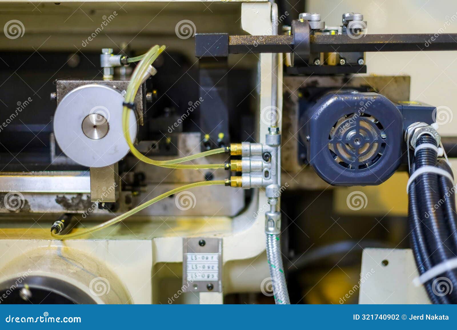 An Equipment of Machine. Mechanical Part in the Manufacturing Stock ...