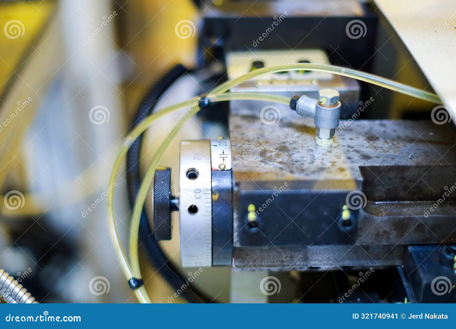 An Equipment of Machine. Mechanical Part in the Manufacturing Stock ...