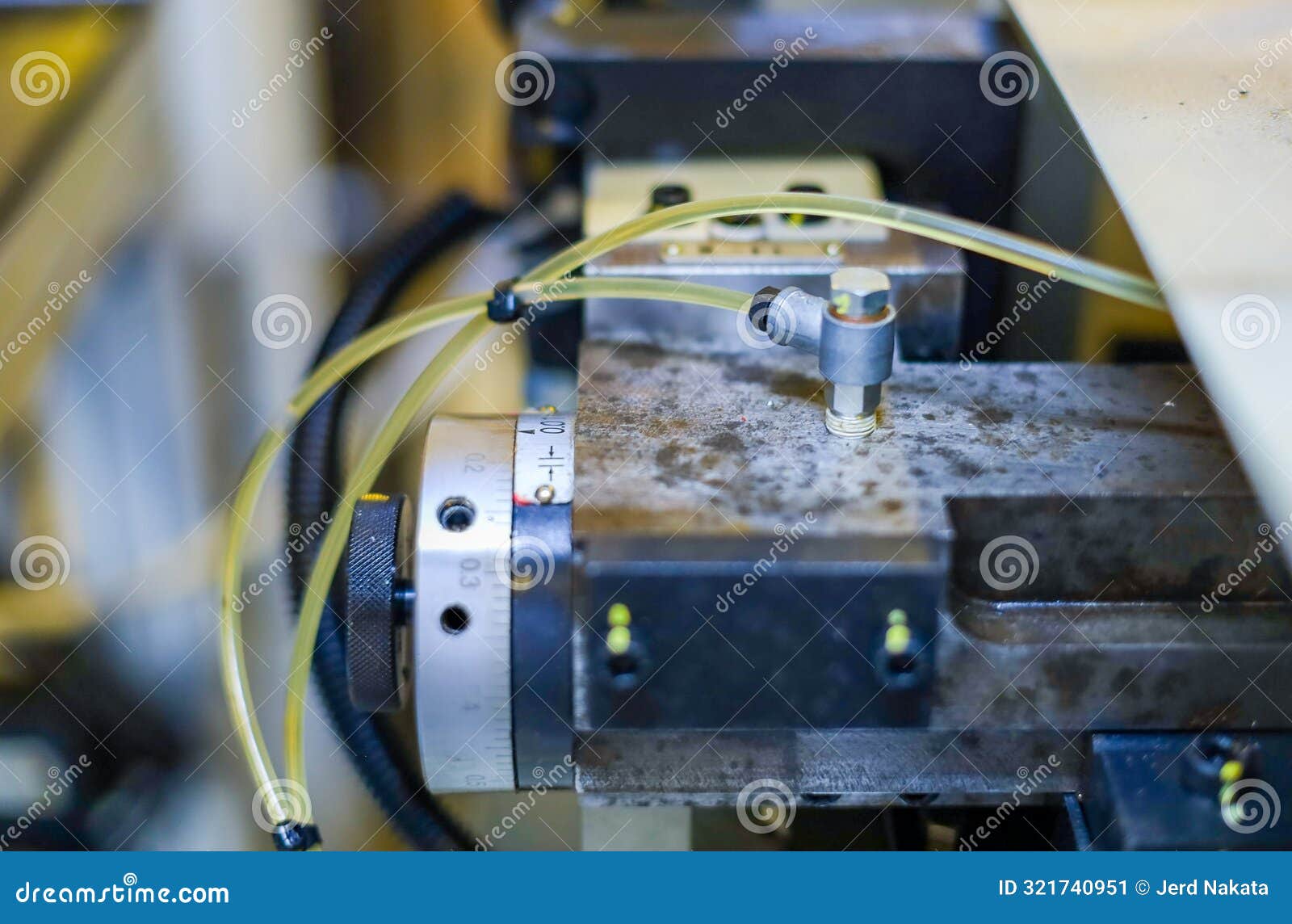An Equipment of Machine. Mechanical Part in the Manufacturing Stock ...
