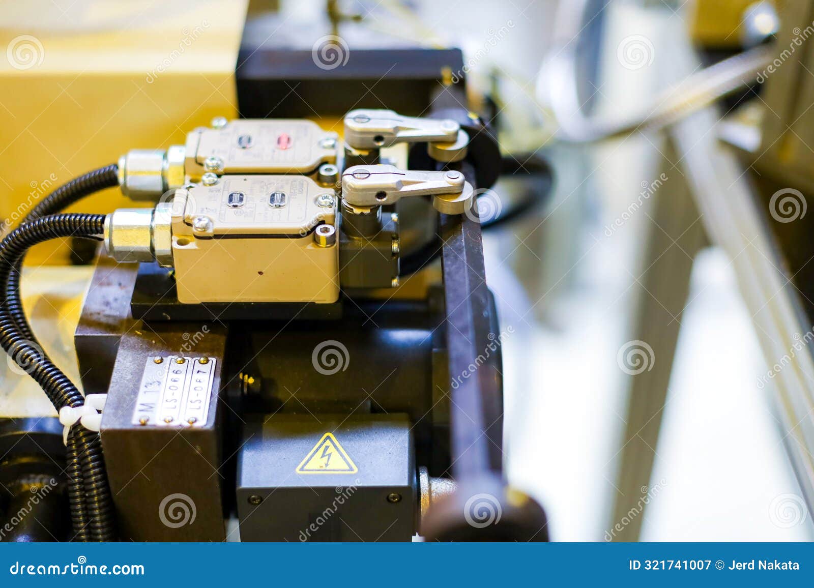 An Equipment of Machine. Mechanical Part in the Manufacturing Stock ...