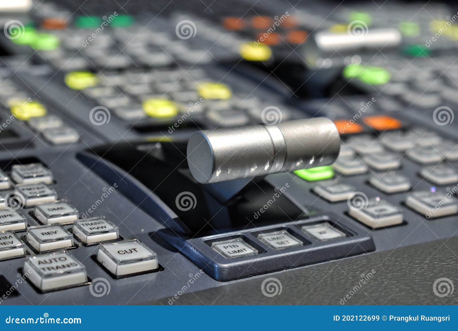 Equipment in Media Control Room. Stock Image - Image of production ...