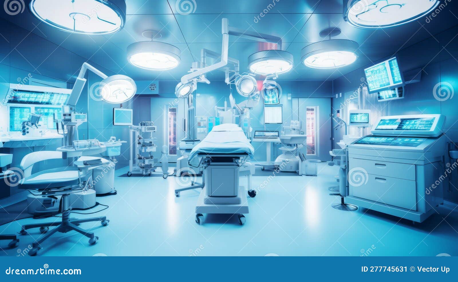 Equipment and Medical Devices in Modern Operating Room. Generative AI ...