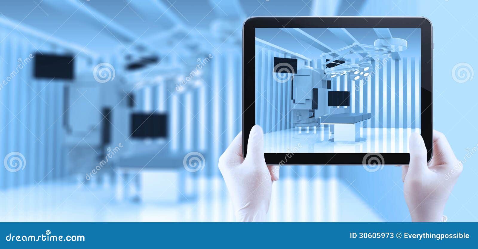 Equipment and Medical Devices in Modern Operating Room Stock Image ...