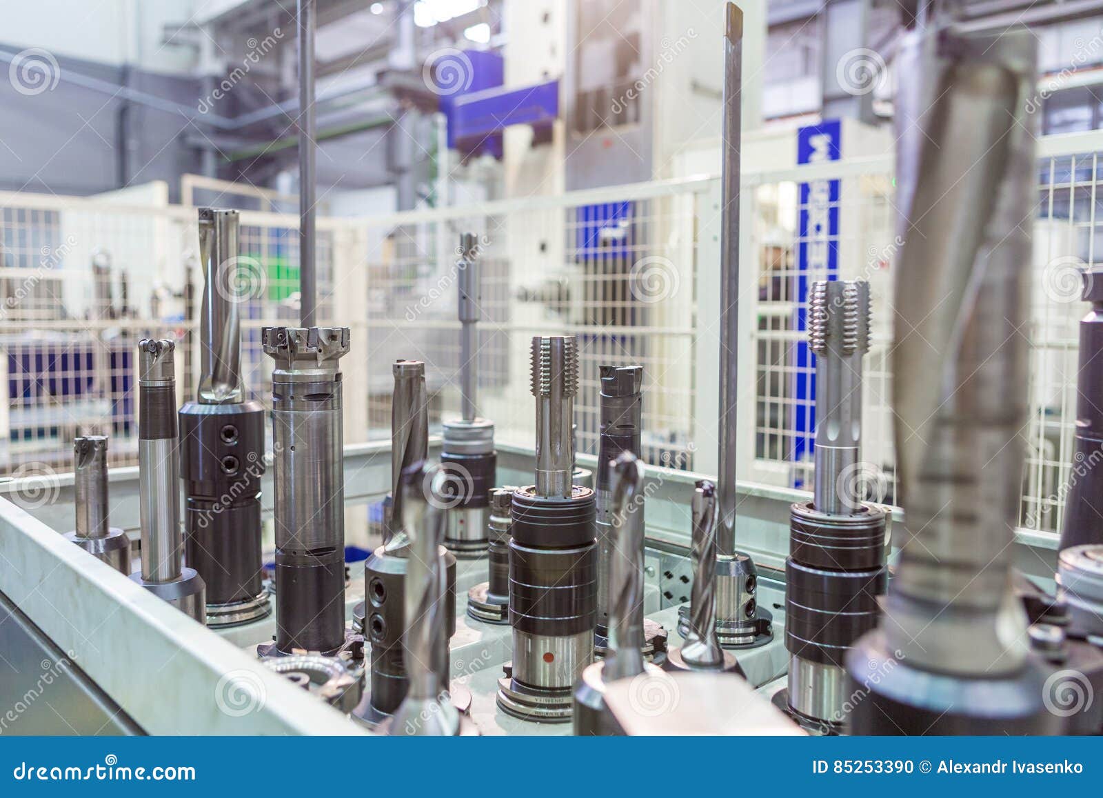 Equipment for Metalworking Production Stock Photo - Image of detail ...