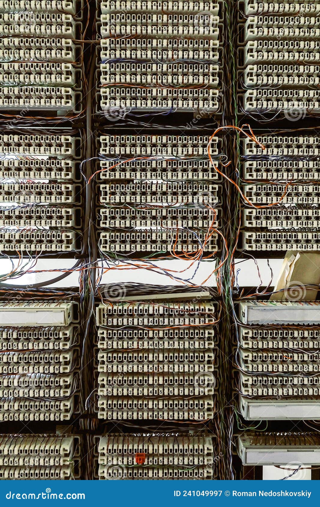 Equipment of Network Server Room for Digital Tv Ip Communications and ...