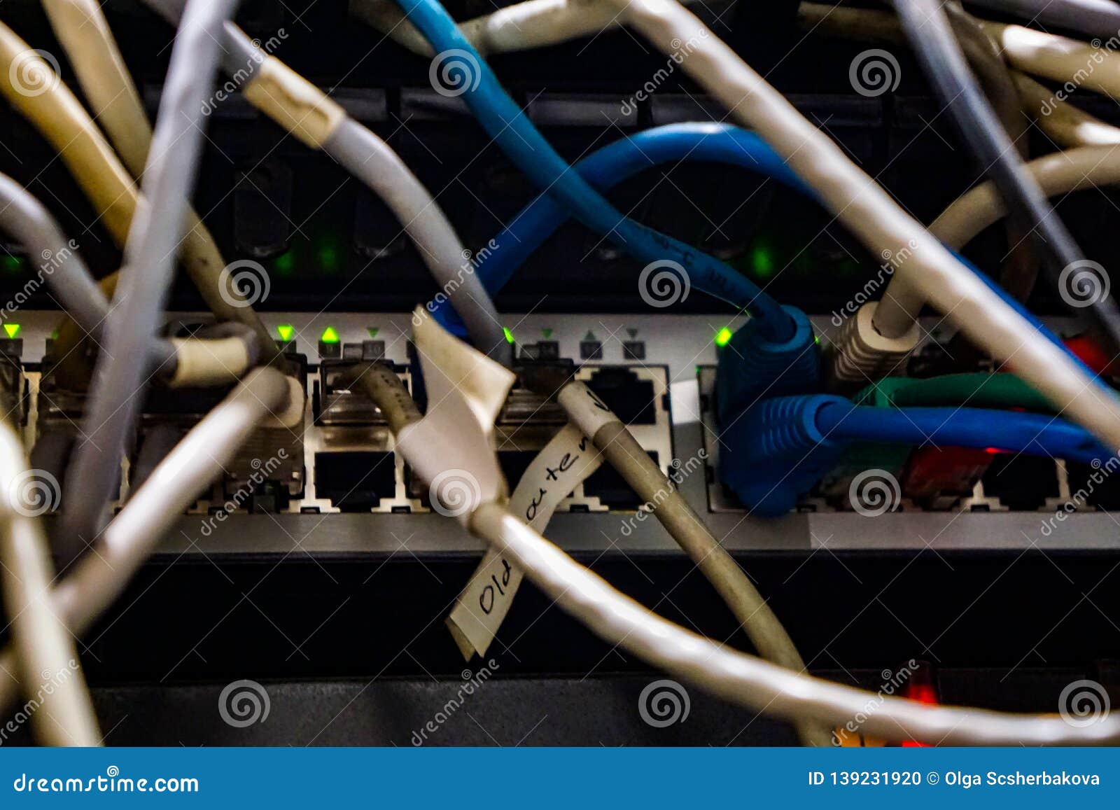 Old Server, Router, Internet Stock Photo - Image of colorful, rack ...