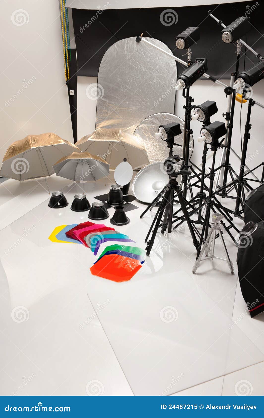 Equipment of a Photographic Studio Stock Image - Image of technology ...