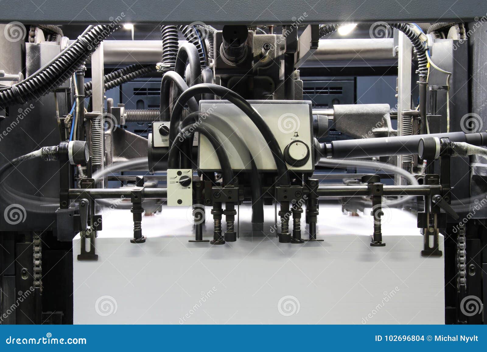 Modern printing house stock photo. Image of engineering - 102696804