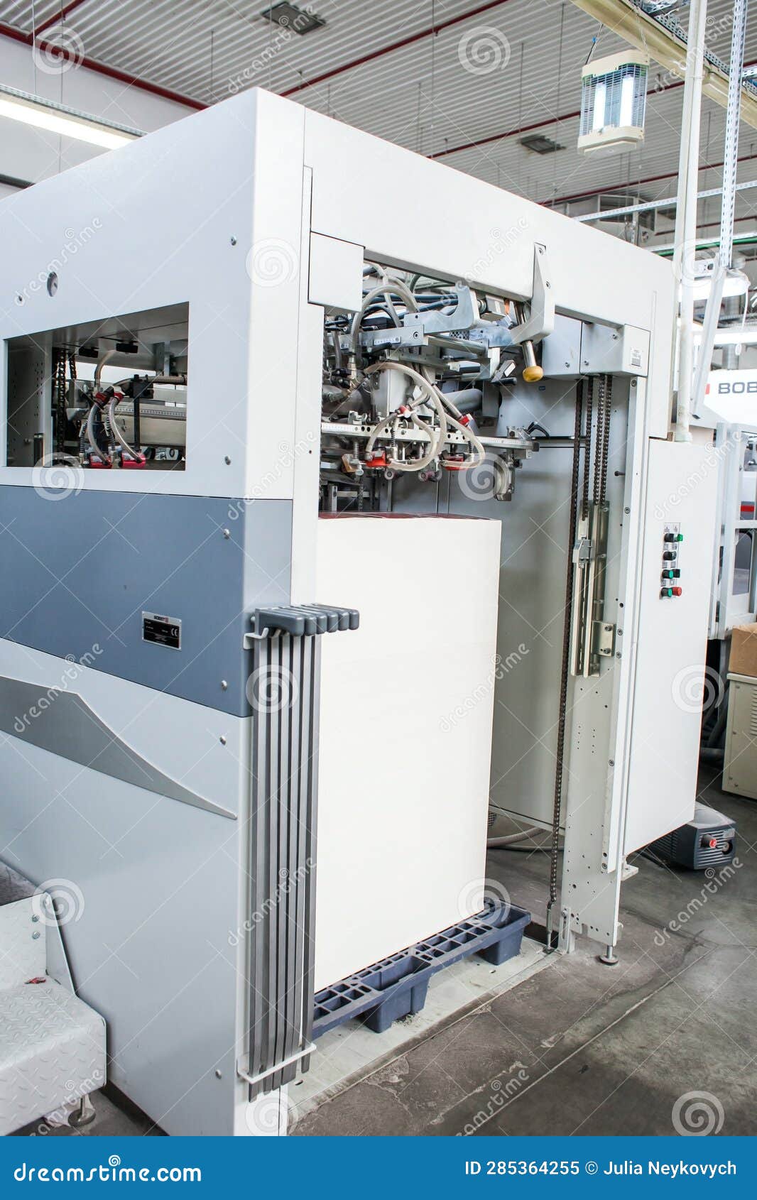 The Equipment for a Press. Offset Machine at the Printing Manufacturing ...