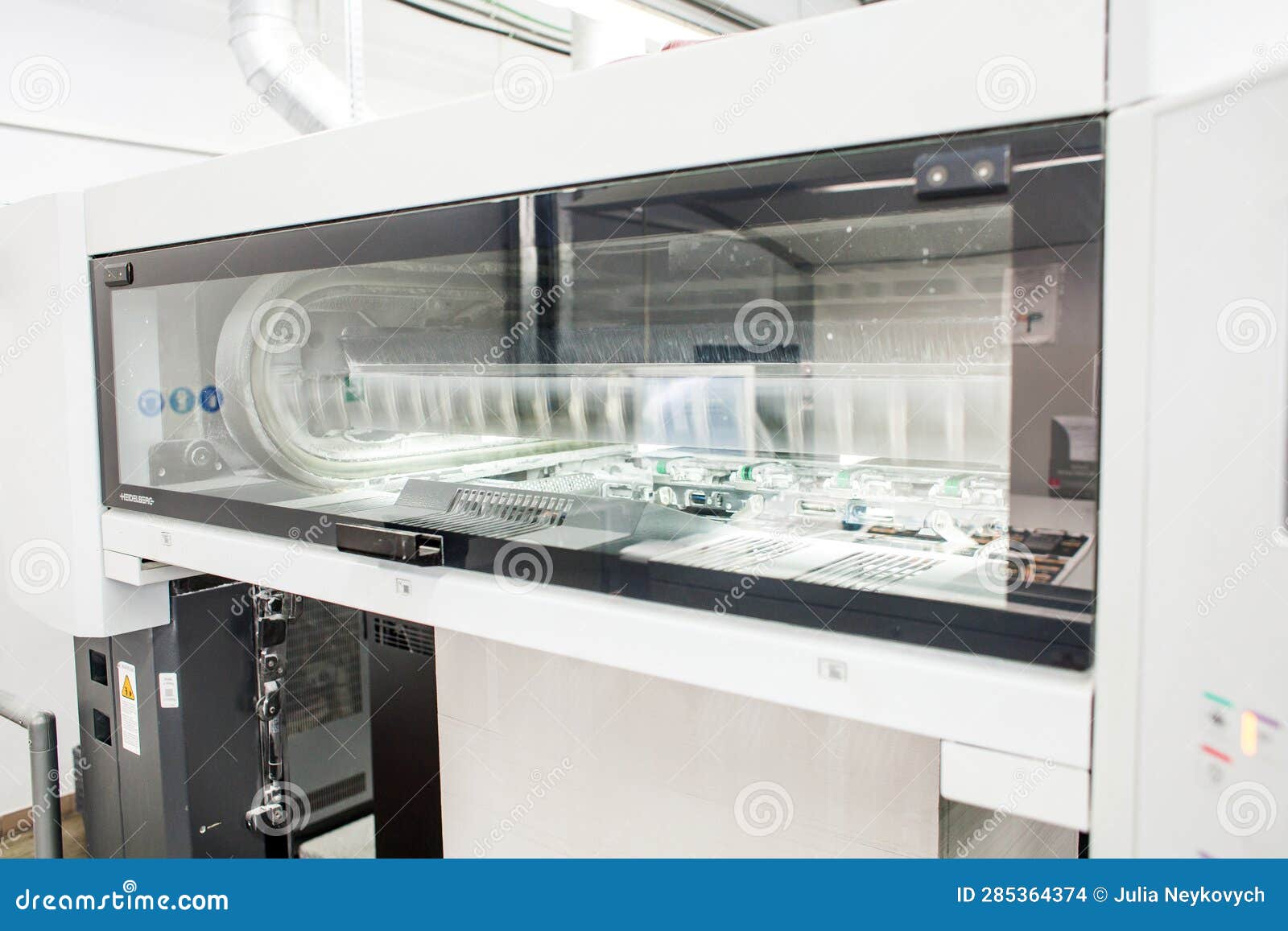 The Equipment for a Press. Offset Machine at the Printing Manufacturing ...