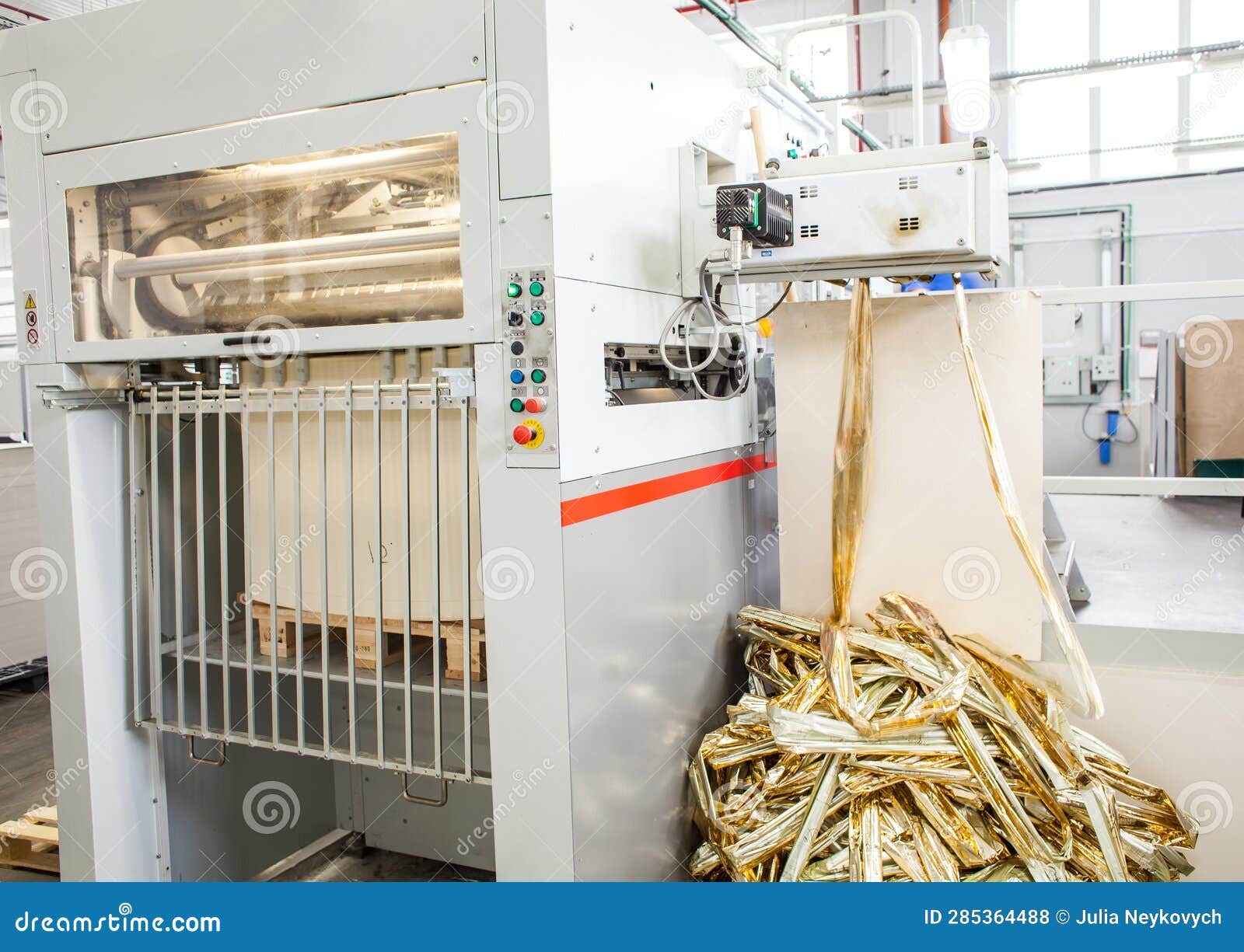 The Equipment for a Press. Offset Machine at the Printing Manufacturing ...