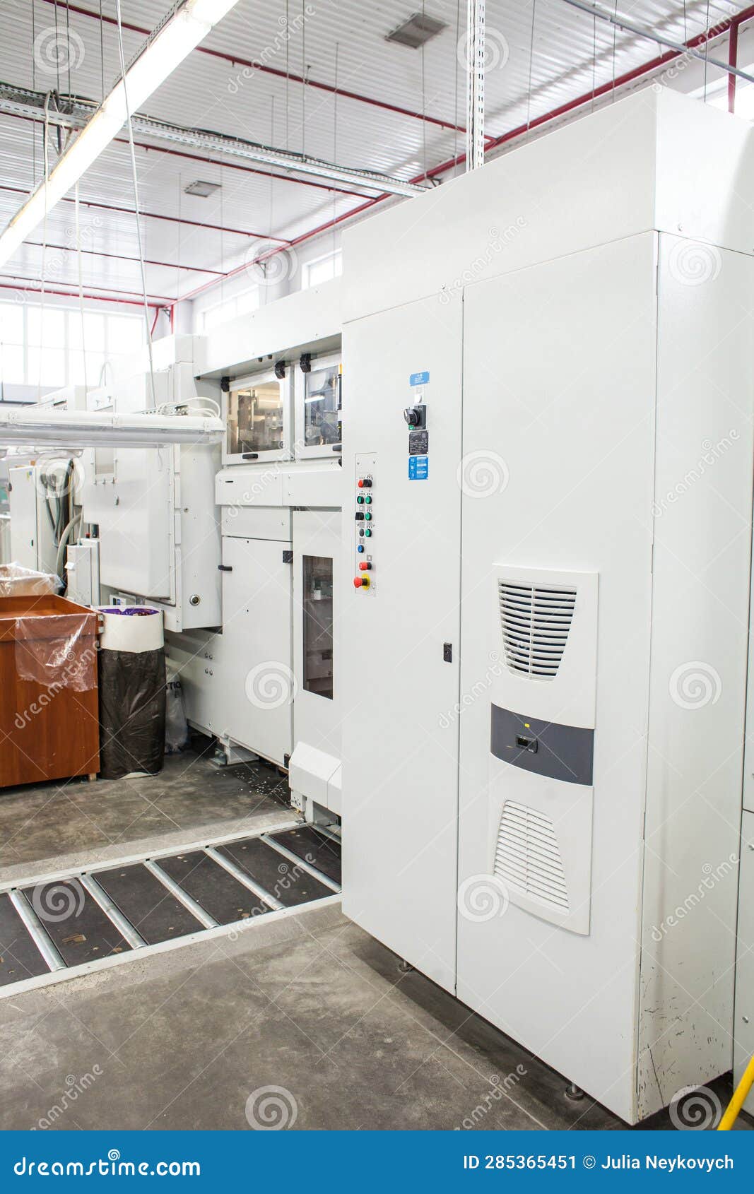 The Equipment for a Press. Offset Machine at the Printing Manufacturing ...