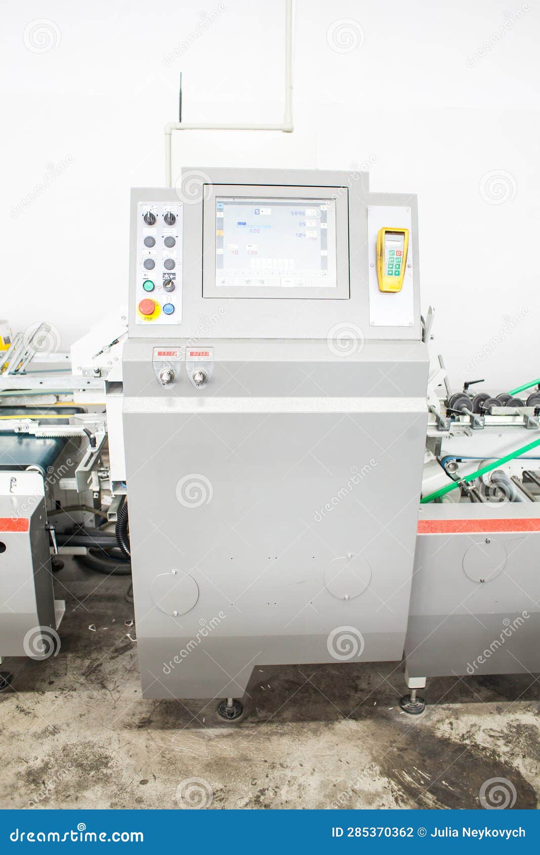 The Equipment for a Press. Offset Machine at the Printing Manufacturing ...