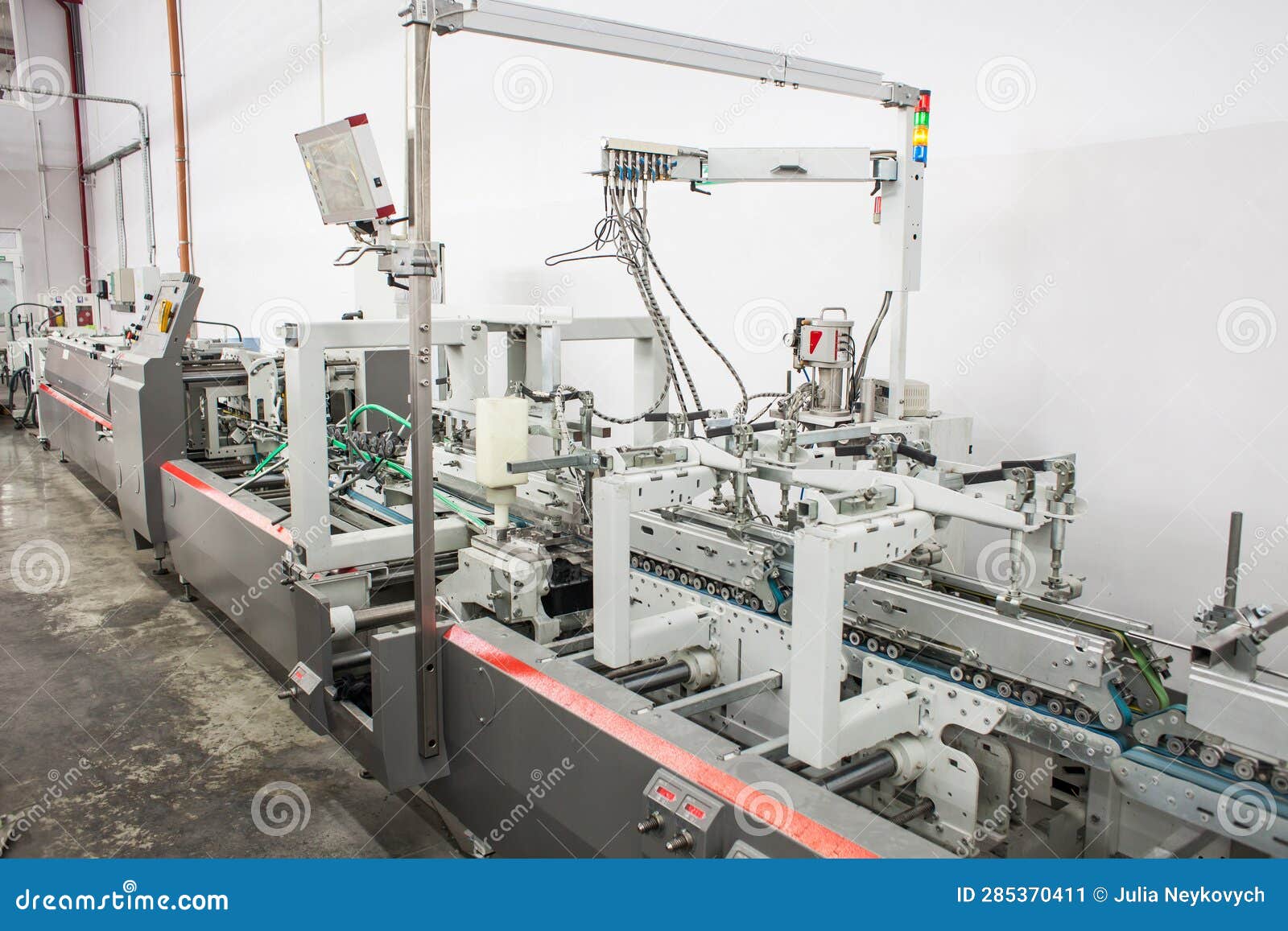 The Equipment for a Press. Offset Machine at the Printing Manufacturing ...