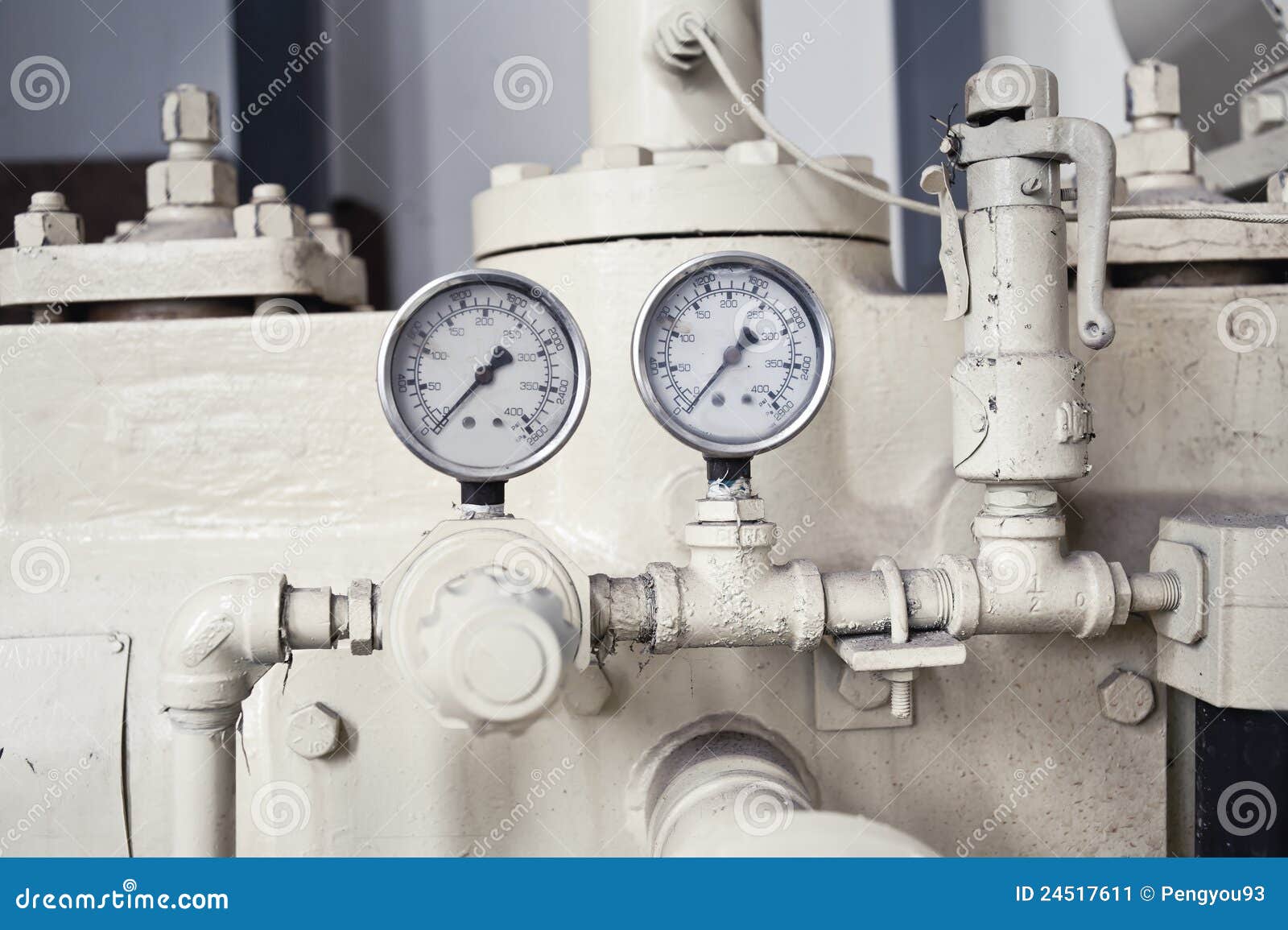 Equipment pressure gauge stock image. Image of control - 24517611