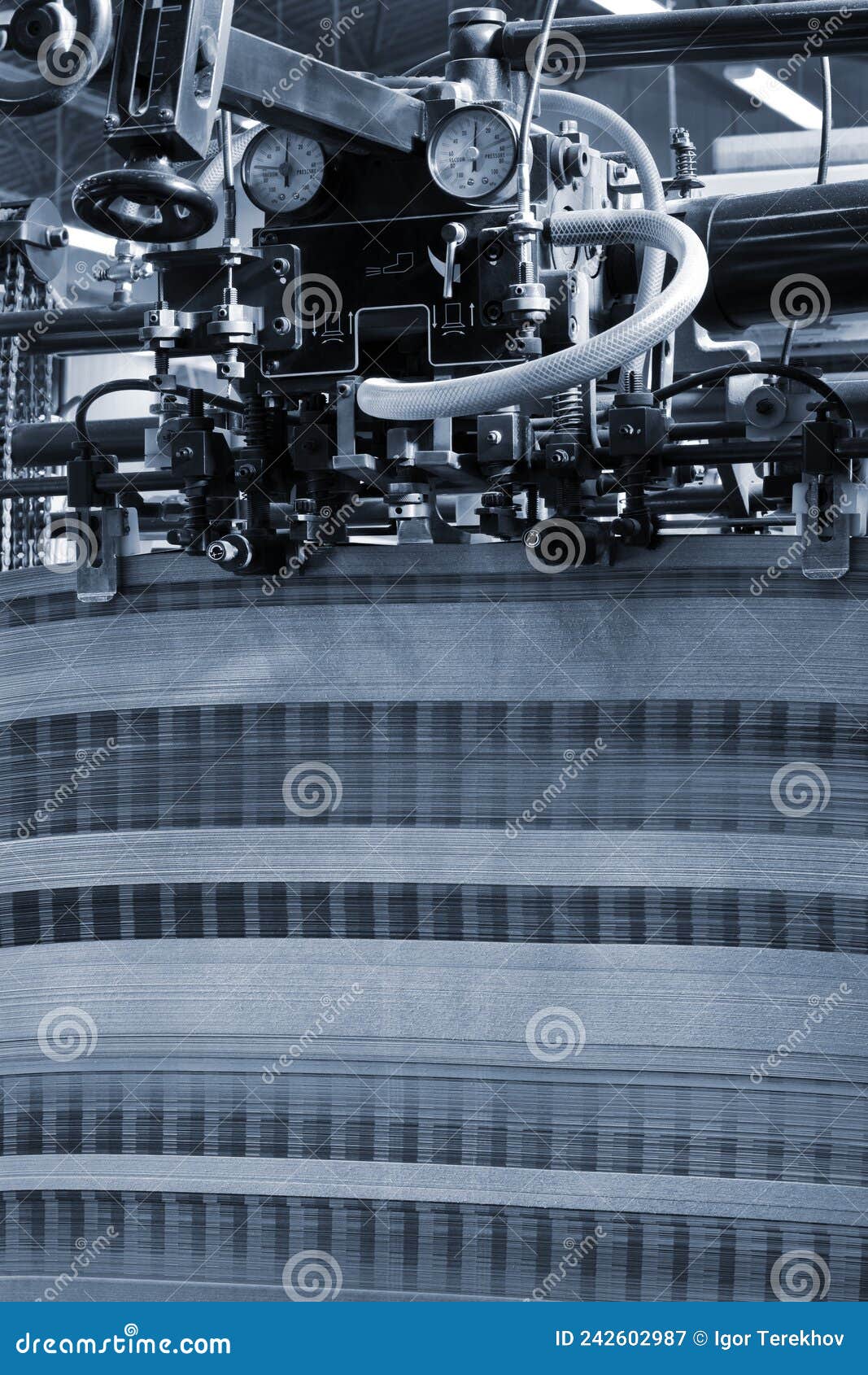 Equipment for a Print in a Modern Printing House Stock Image - Image of ...