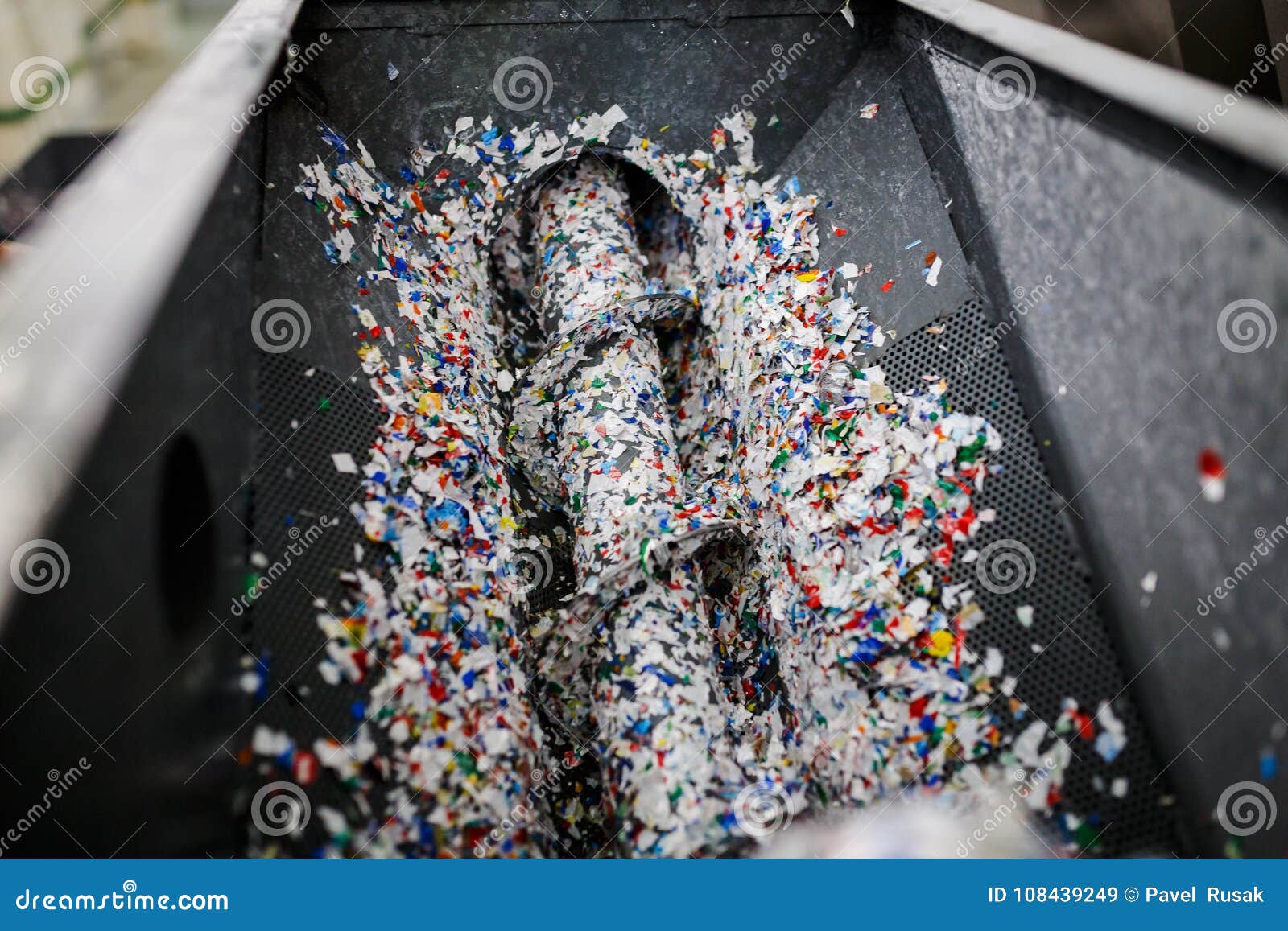 Equipment for the Processing of Plastic Waste in the Factory Stock ...