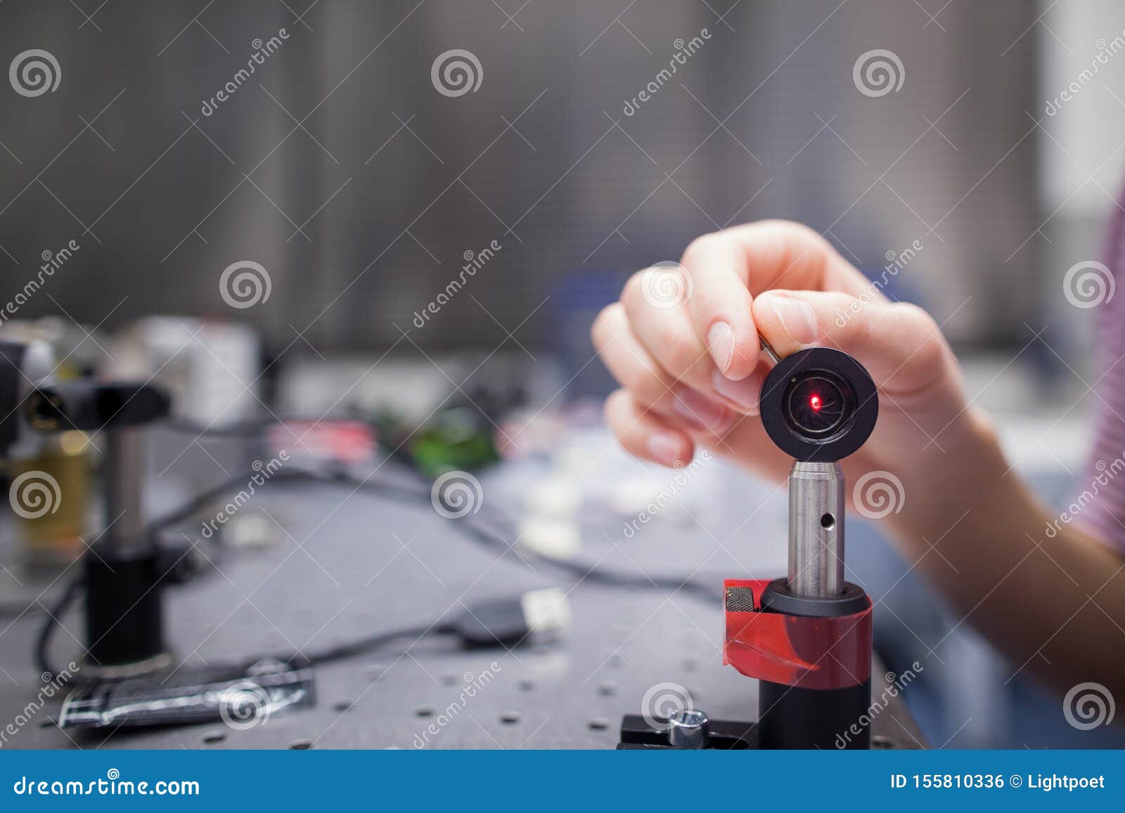In a quantum optics lab stock photo. Image of research - 155810336