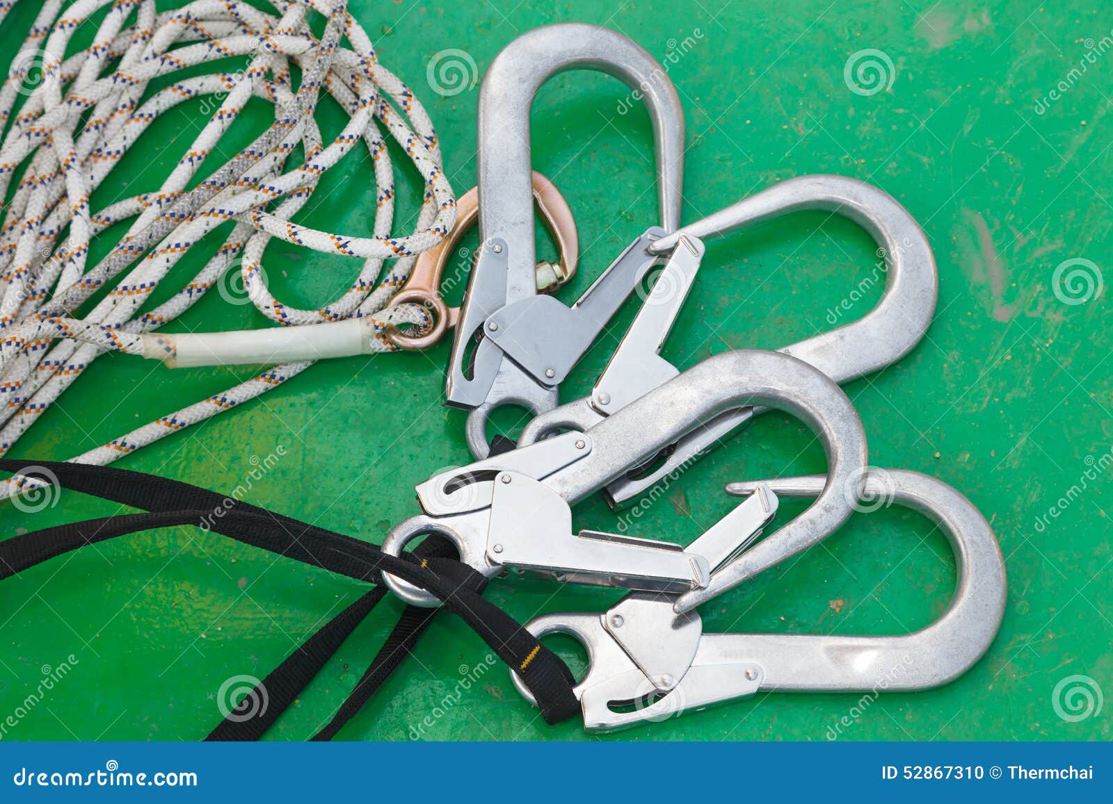 Equipment for rope access stock photo. Image of climb - 52867310