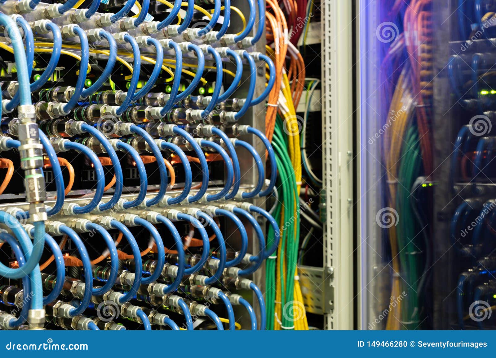 Equipment in server room stock photo. Image of engineering - 149466280