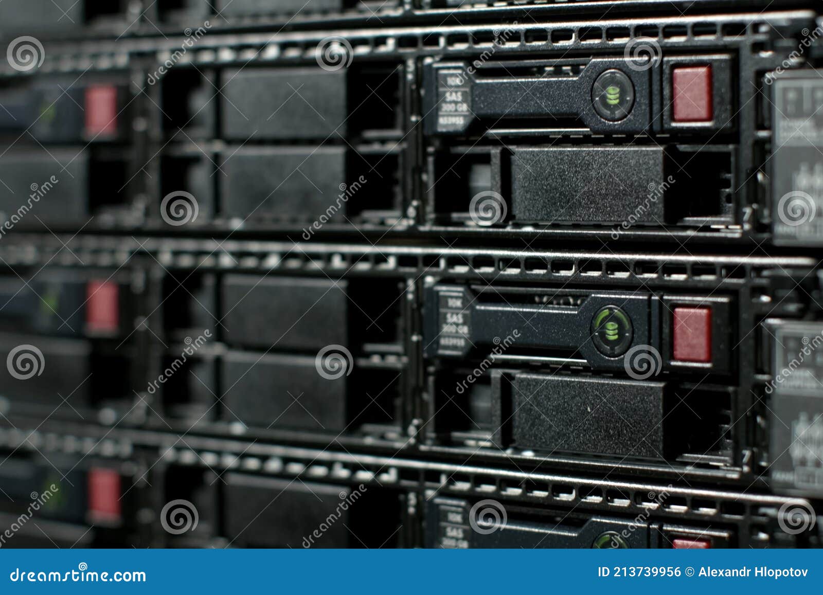 Equipment on the Shelves is the Data Center. Stock Photo - Image of ...