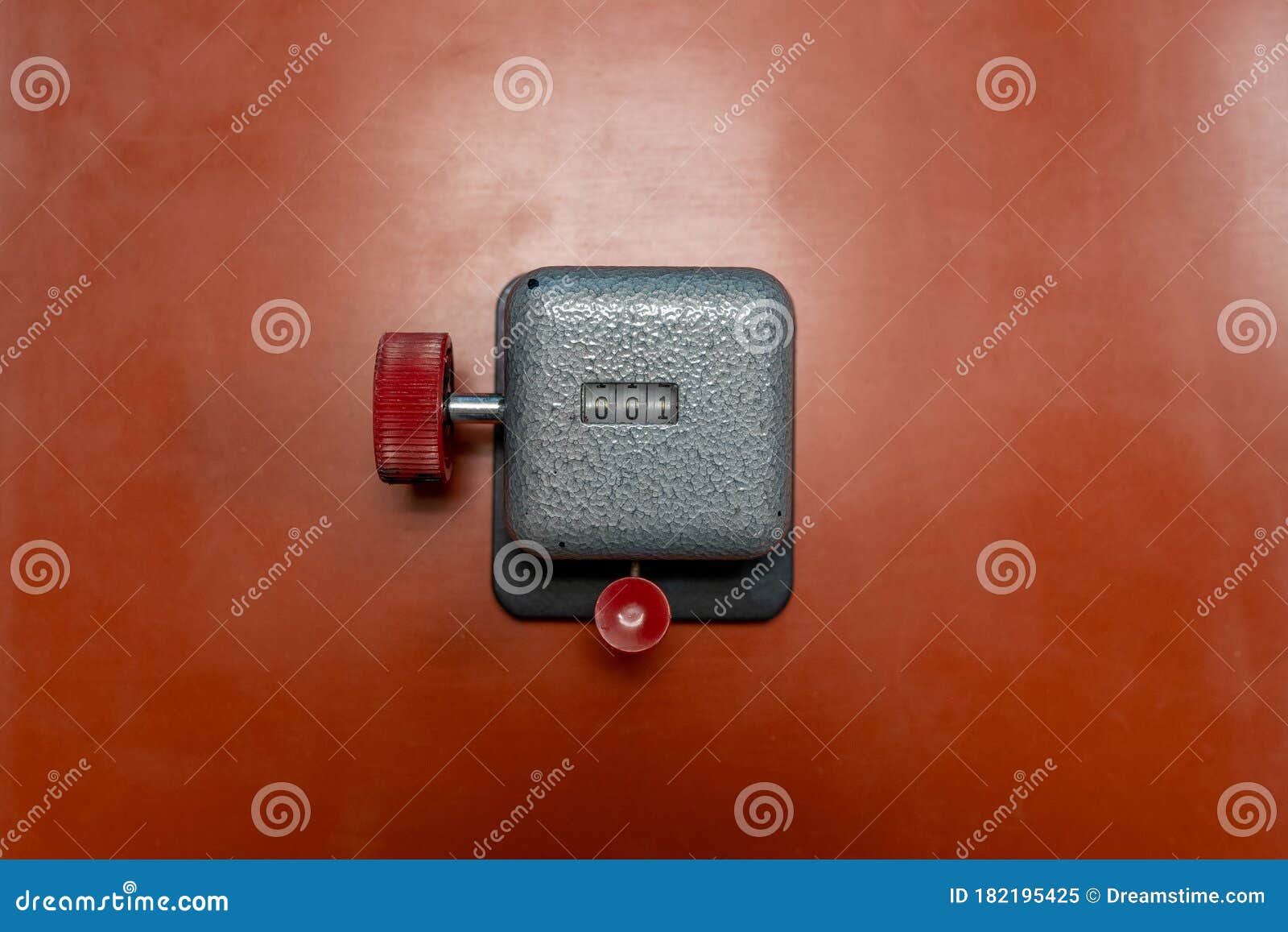 Equipment Timer Counter Industrial Tool Rubber Back Stock Image - Image ...