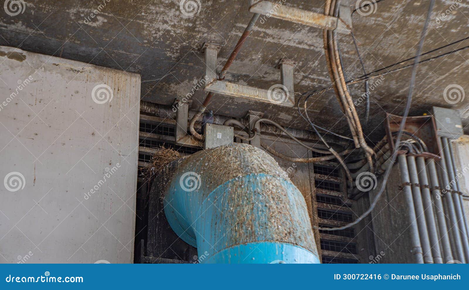 Equipment and Tools for Drainage Systems it is Installed on the Steel ...