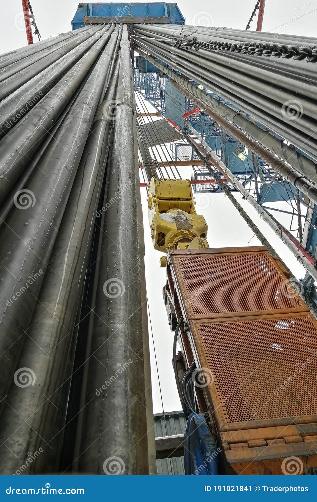 Equipment and Tools Inside the Rig. Stock Image - Image of complex ...