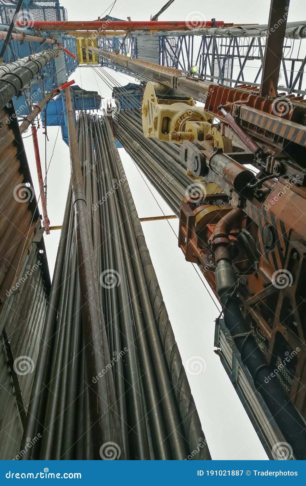 Equipment and Tools Inside the Rig. Stock Image - Image of tool ...