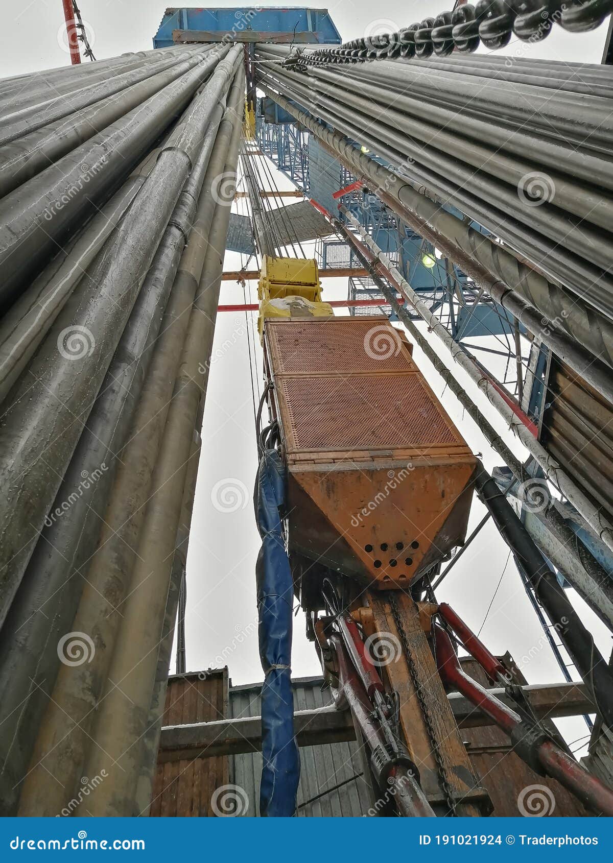 Equipment and Tools Inside the Rig. Stock Photo - Image of drive, field ...
