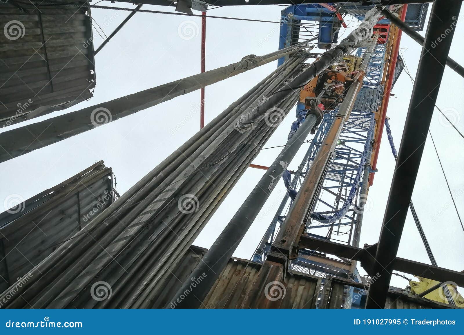 Equipment and Tools Inside the Rig. Stock Image - Image of development ...