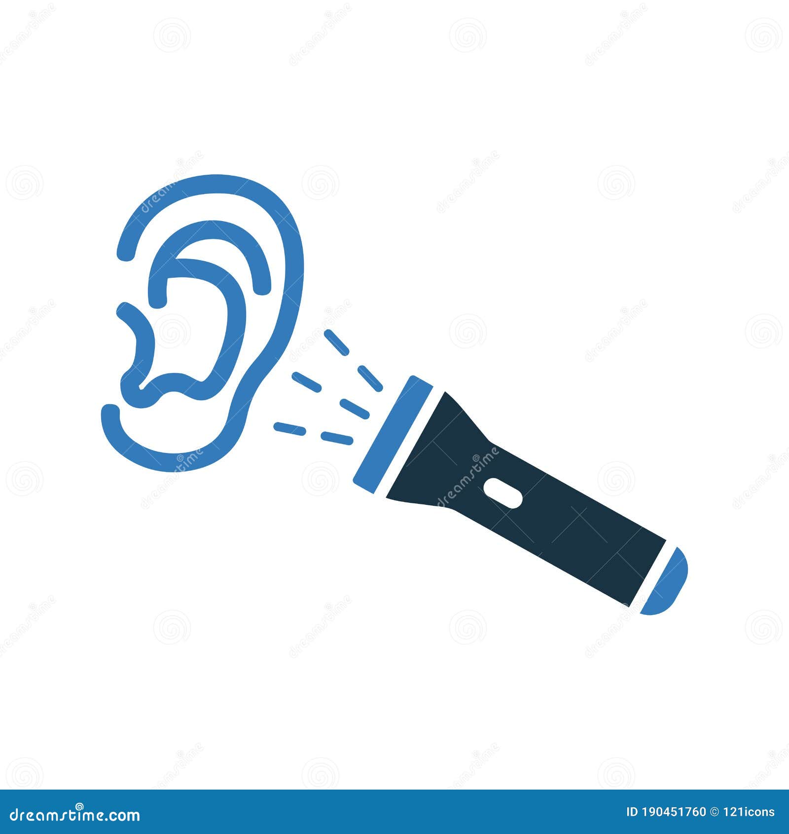 Equipment, Torchlight Icon / Vector Graphics Stock Vector ...