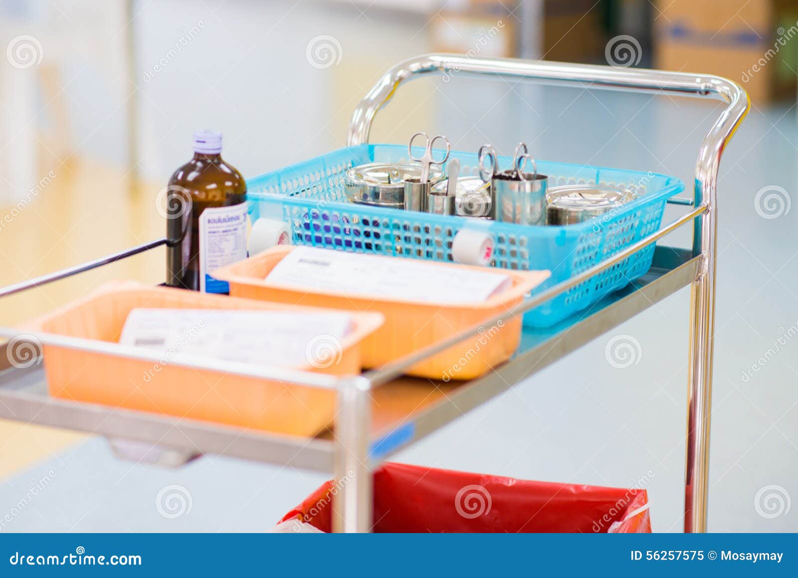 The Equipment Used in Hospital Stock Image - Image of nurse, bottles ...