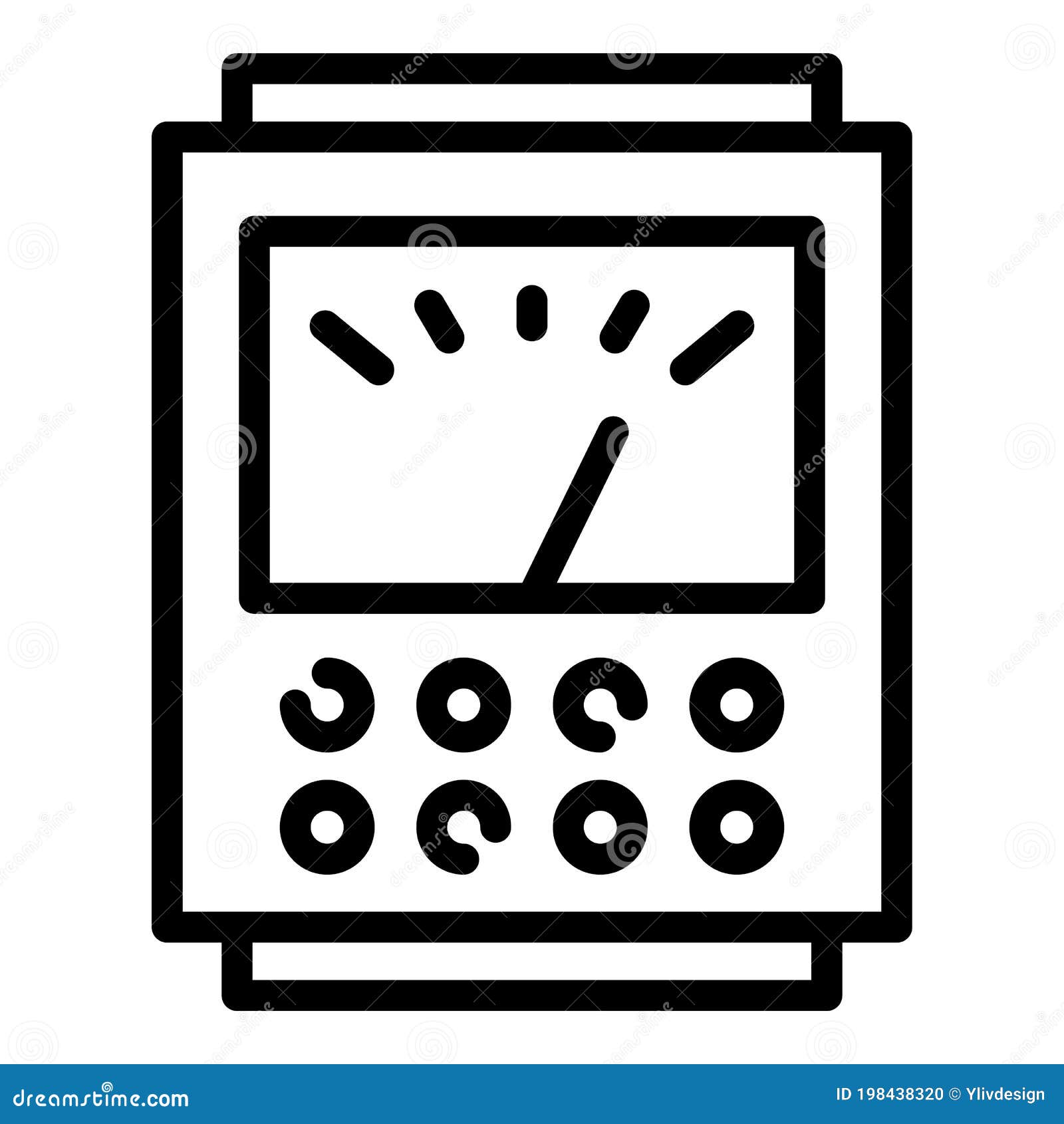 Equipment Voltage Regulator Icon, Outline Style Stock Vector ...