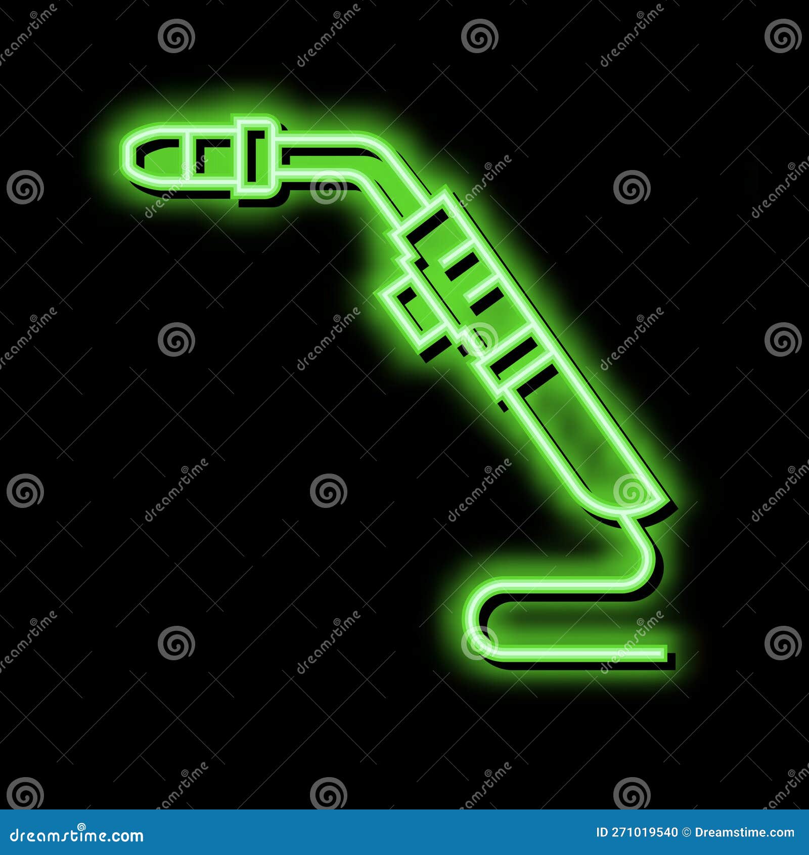 Equipment Welding Neon Glow Icon Illustration Stock Vector ...