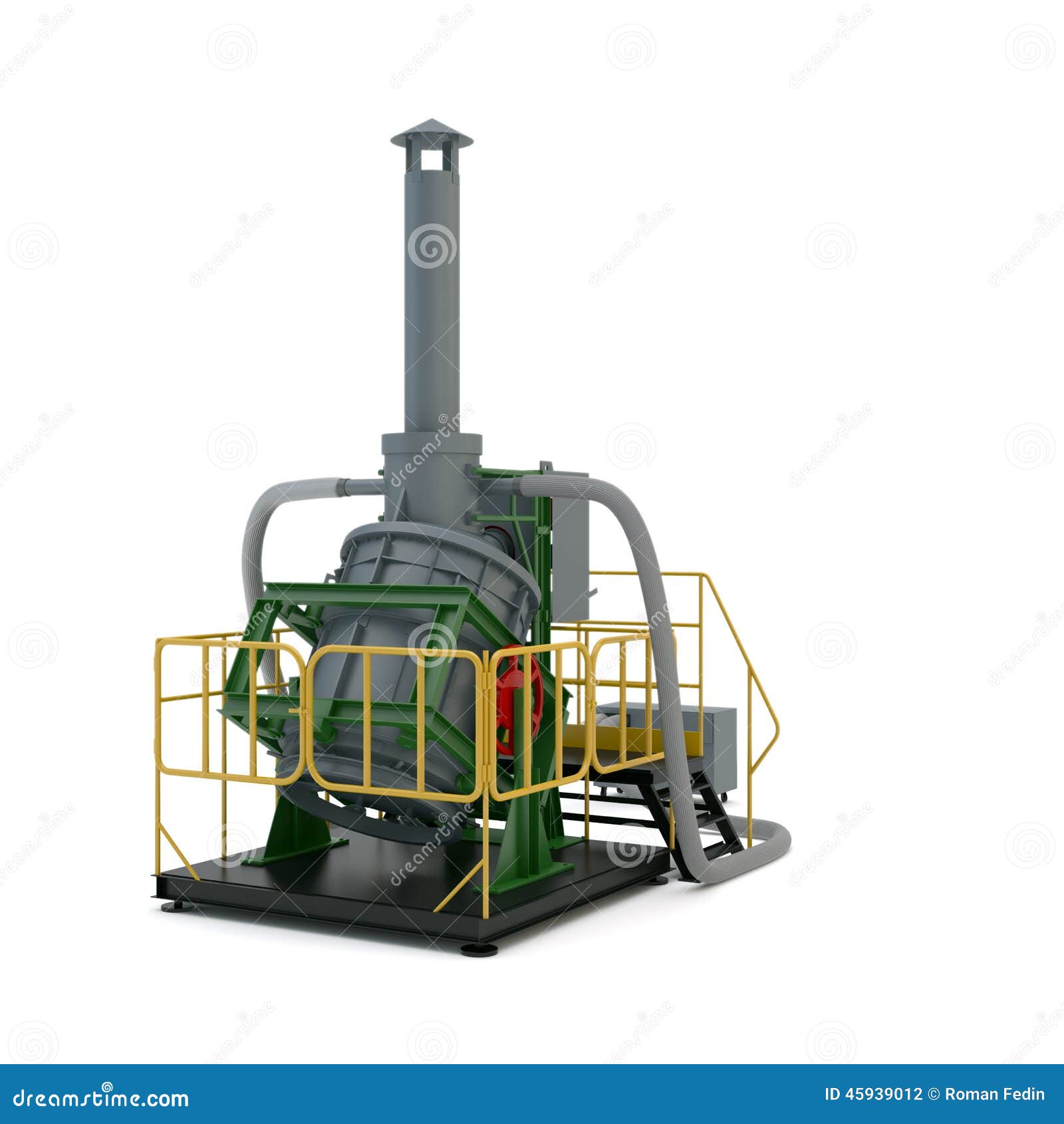 Equipment on a White Background, Isolated Stock Illustration ...