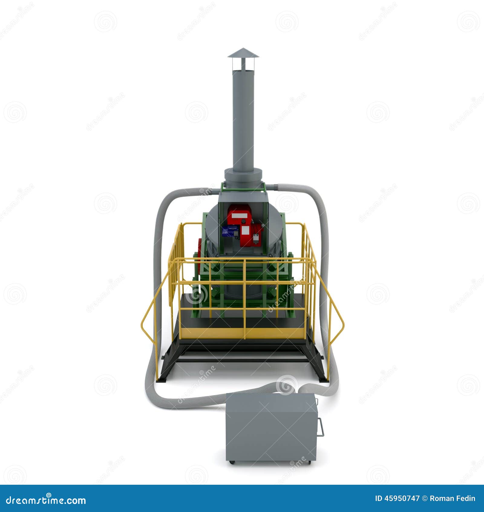 Equipment on a White Background, Isolated Stock Illustration ...