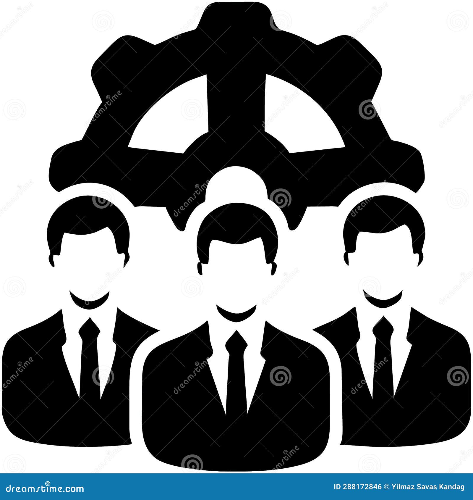 Equipo De Trabajo De Equipo Stock de ilustración - Ilustración de ...