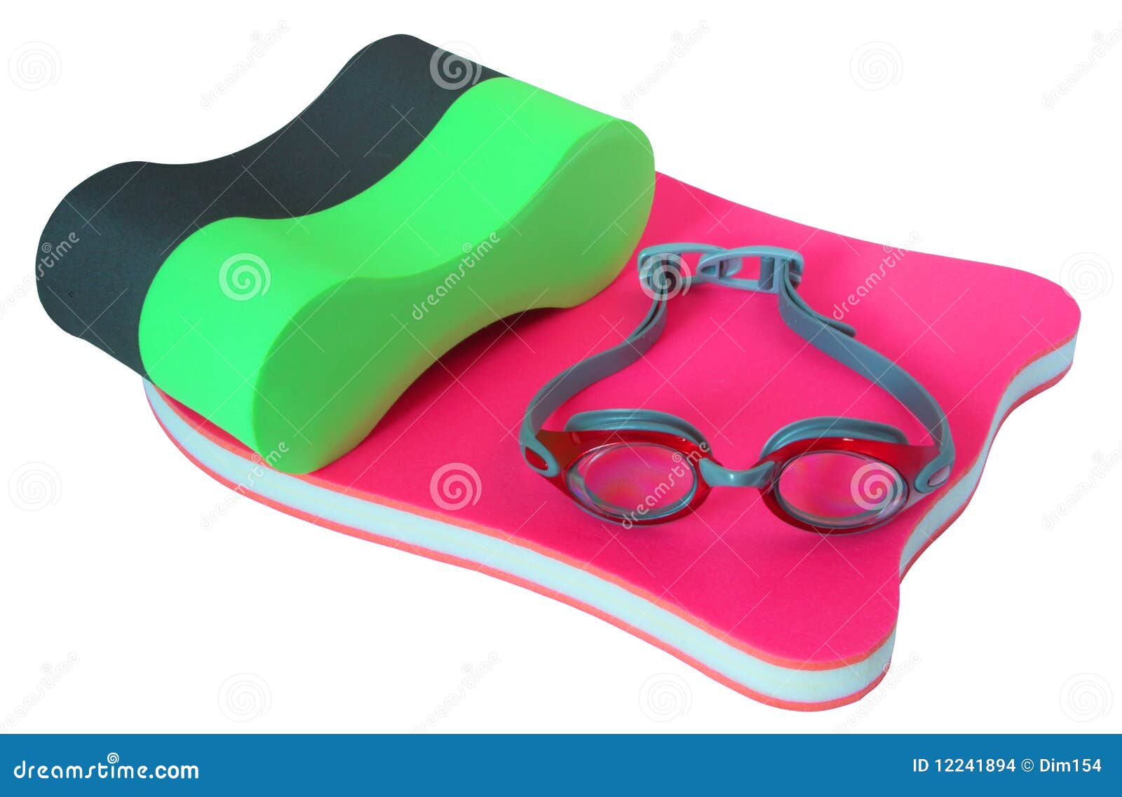 Equipo para la natación foto de archivo. Imagen de blanco - 12241894