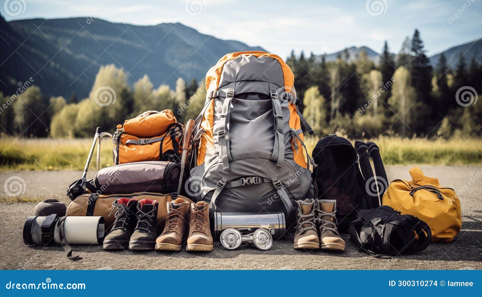 Adventure Essentials: Backpacks, Shoes, and Outdoor Gear Ready.AI ...