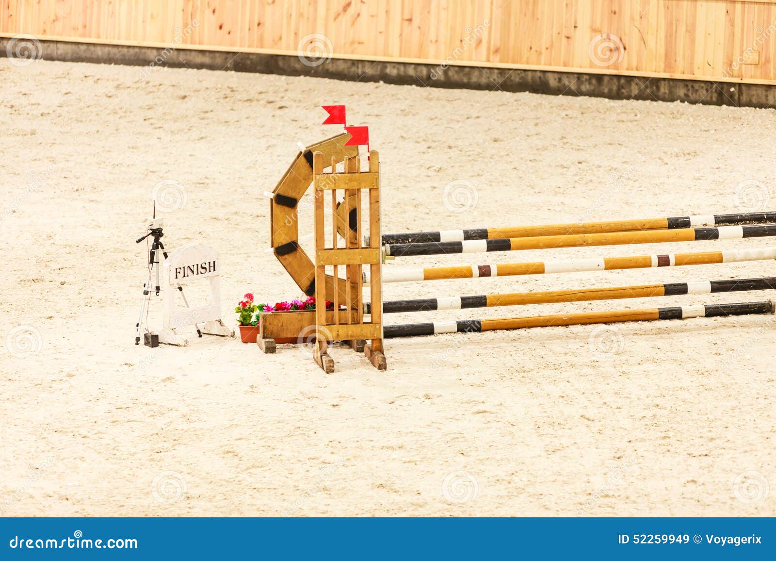 Equitation. Obstacle for Jumping Horses Stock Image - Image of barrier ...
