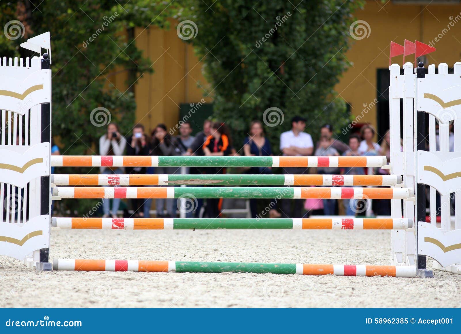 Equitation Obstacles Barriers Stock Image - Image of jockey, hoard ...