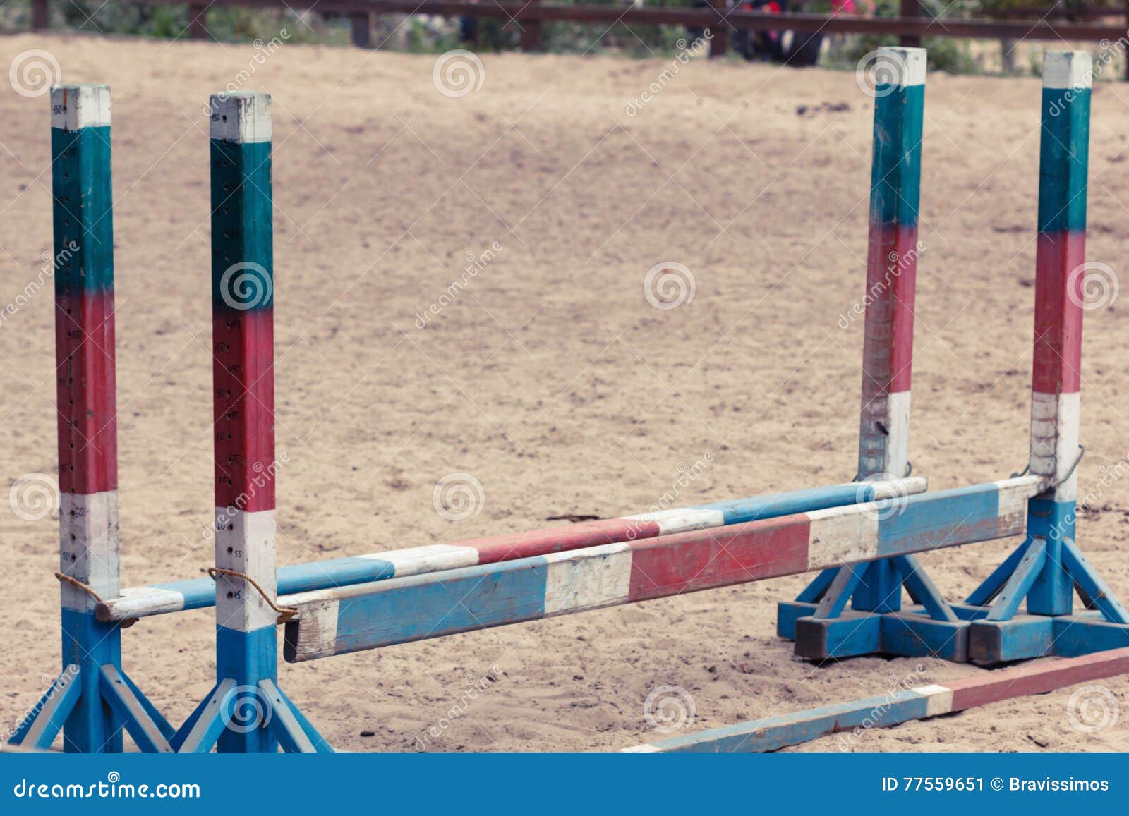 Equitation Obstacles Barriers Stock Image - Image of leisure ...