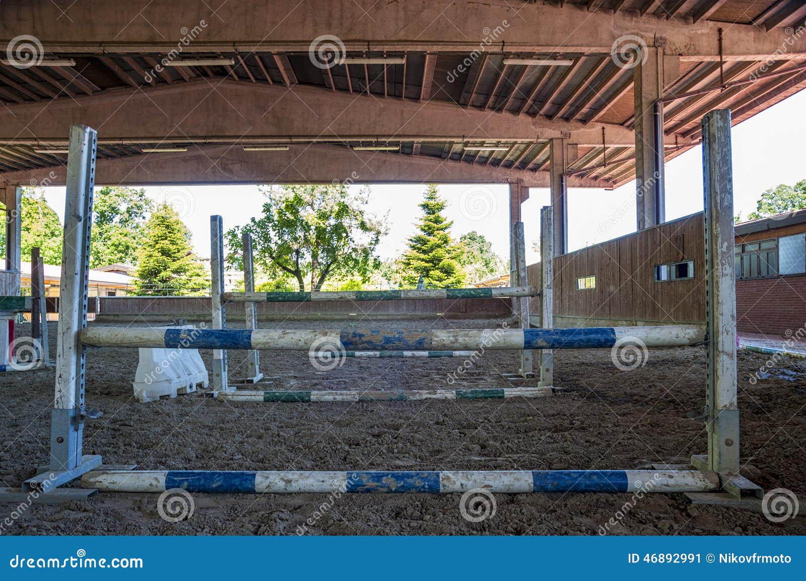 Equitation obstacles stock image. Image of training, obstacle - 46892991