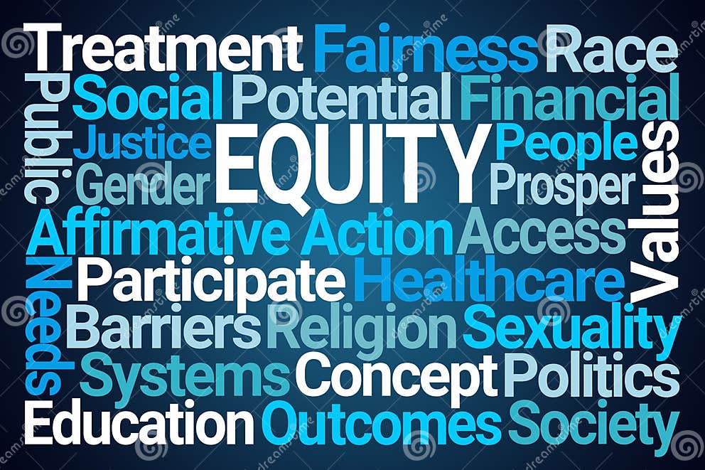 Equity Word Cloud stock illustration. Illustration of access - 271846029