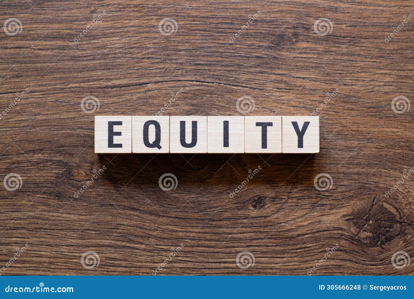 Equity - Word Concept on Building Blocks, Text Stock Photo - Image of ...