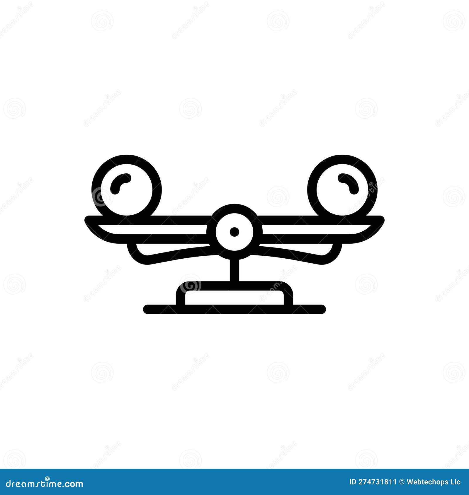 Mix Icon For Comparable, Compared And Different Cartoon Vector ...