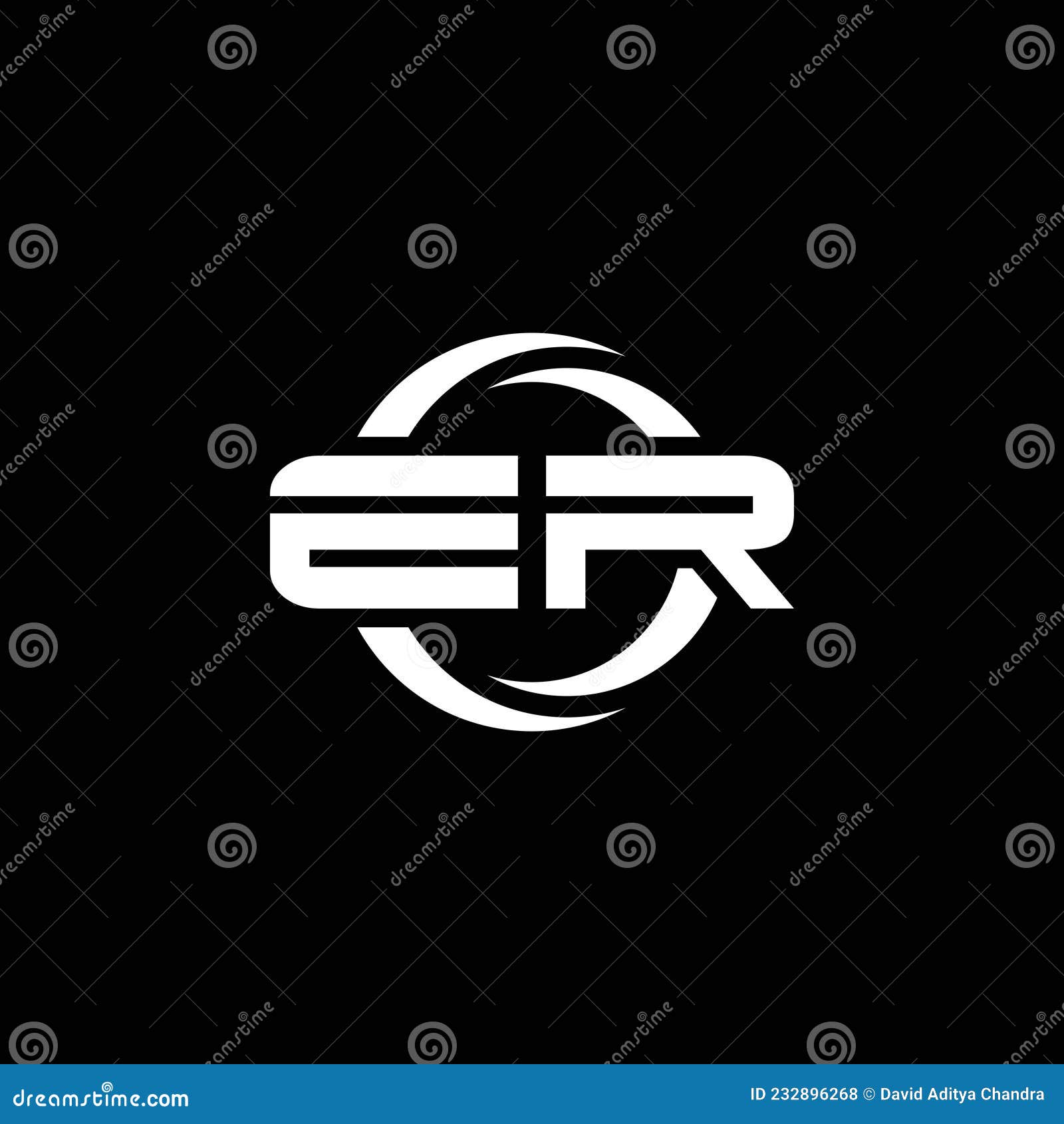 ER Logo Monogram Design Template Stock Vector - Illustration of company ...