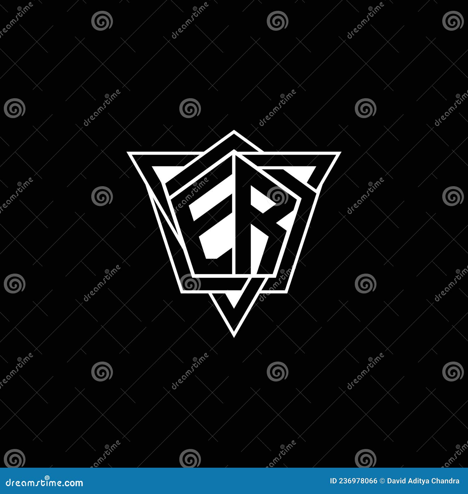 ER Logo Monogram Geometric Modern Design Stock Vector - Illustration of ...