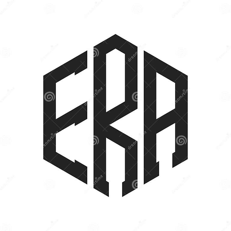 ERA Logo Design. Initial Letter ERA Monogram Logo Using Hexagon Shape ...